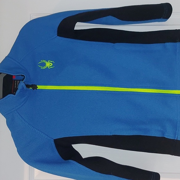 Spyder | Jackets & Coats | Spyder Blue Jacket With Black Accents | Poshmark
